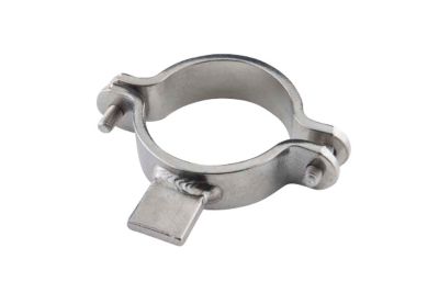 Rørholder 38,0 mm. Med svejseskaft. Mejeri fitting Type PRHD EN 1.4307 ...
