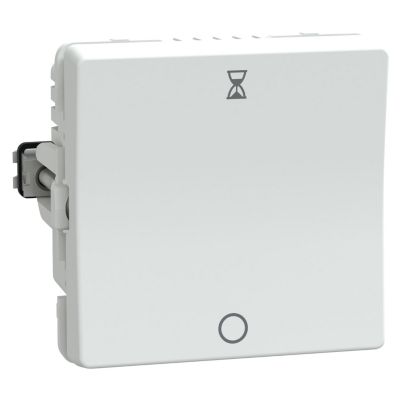 LK FUGA Timer afbryder 10A m/afdækning, Hvid - Brødrene Dahl