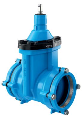 Hawle system 2000 E3 skydeventil med indstiksmuffer 110mm PN16. 4040E3 ...