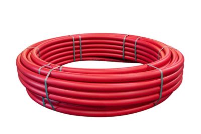 Hallingplast kabelrør glat 50mm. 100m. rulle. COEX PE SDR17 rød ...