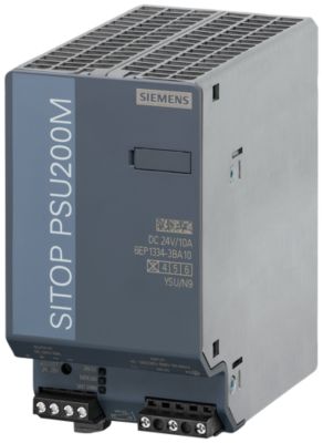 Siemens SITOP PSU200M strømforsyning, enkel og 2-fase 24 V DC/10 A ...