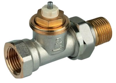 Altech radiator ventil 1/2" LI. M30x1,5. Fremløb og returløb til to ...