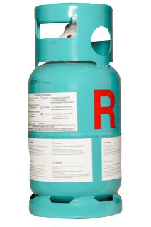 A-Gas R-flaske (Tom) til A1 kølemidler, 15 l beholderrumfang, op til 60 ...