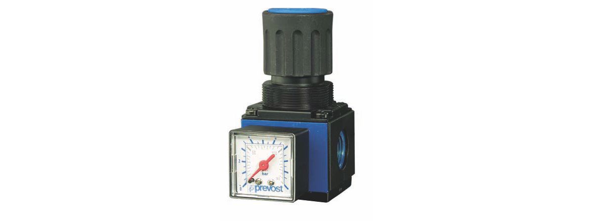 ALTO 3 trykluft regulator, 1/2", 0-10bar 1/2 tilsl. i.g. med manometer ...