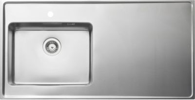 Intra Juvel QUBE køkkenbord 1200x600mm vask tv blank - Brødrene Dahl