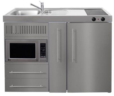 Intra Juvel Minikøkken Premiumline stål Mål 1200x600x890. Vask til ...