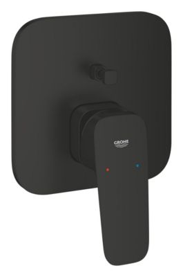 GROHE Cubeo Forplade til smartbox med 2 udgange. Sort - Brødrene Dahl